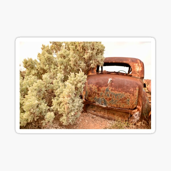 "Rusted Parking" Sticker for Sale by photosbymia | Redbubble