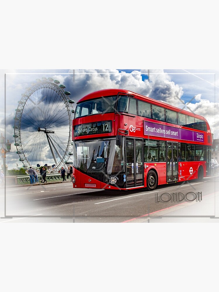 "London Red Bus" Poster by flashcompact | Redbubble