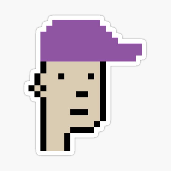 "CryptoPunk NFT" Sticker for Sale by rhirori | Redbubble