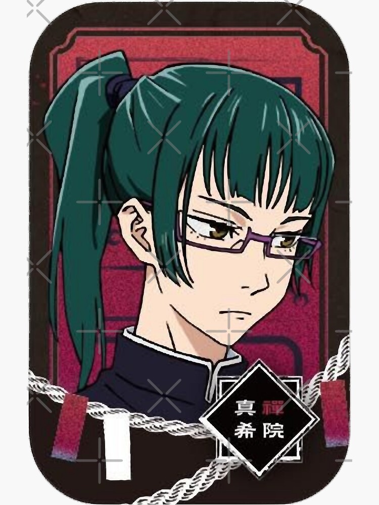 "Funny Gift Maki Jujutsu No Kaisen Awesome For Music Fans" Sticker by ...