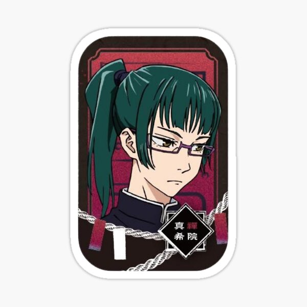 "Funny Gift Maki Jujutsu No Kaisen Awesome For Music Fans" Sticker by ...