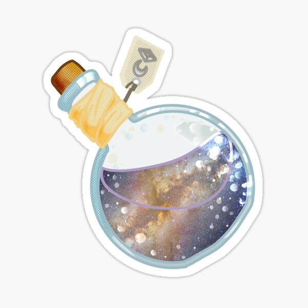 "Galaxy Potion" Sticker by Shane-Melon | Redbubble