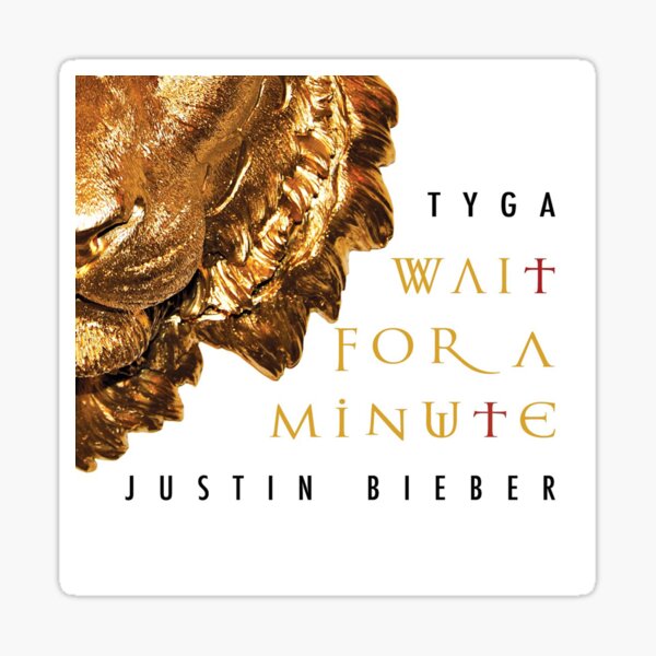 "Wait for a minute" Sticker for Sale by EileenCallori | Redbubble