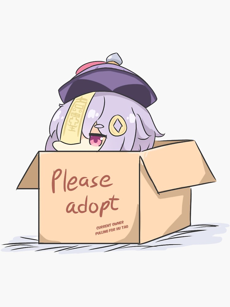"Chibi Qiqi - Geshin Impact - Adopt Me " Sticker by FaiqaIftikhar22 ...