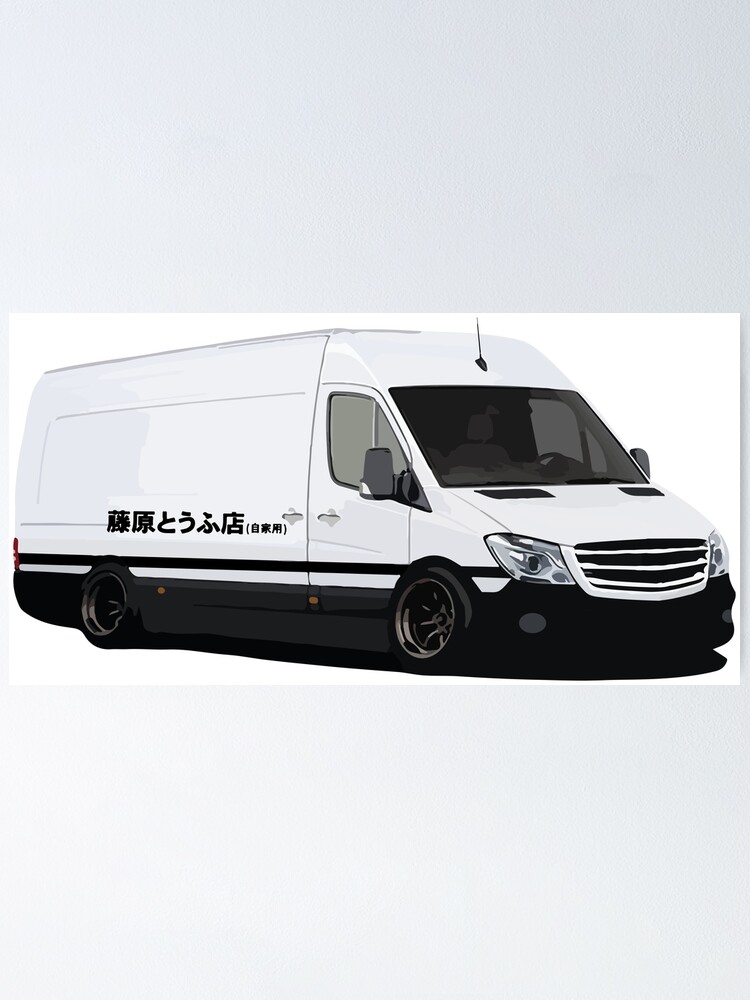 "Initial D sprinter trueno fujiwara tofu" Poster by Artempa | Redbubble