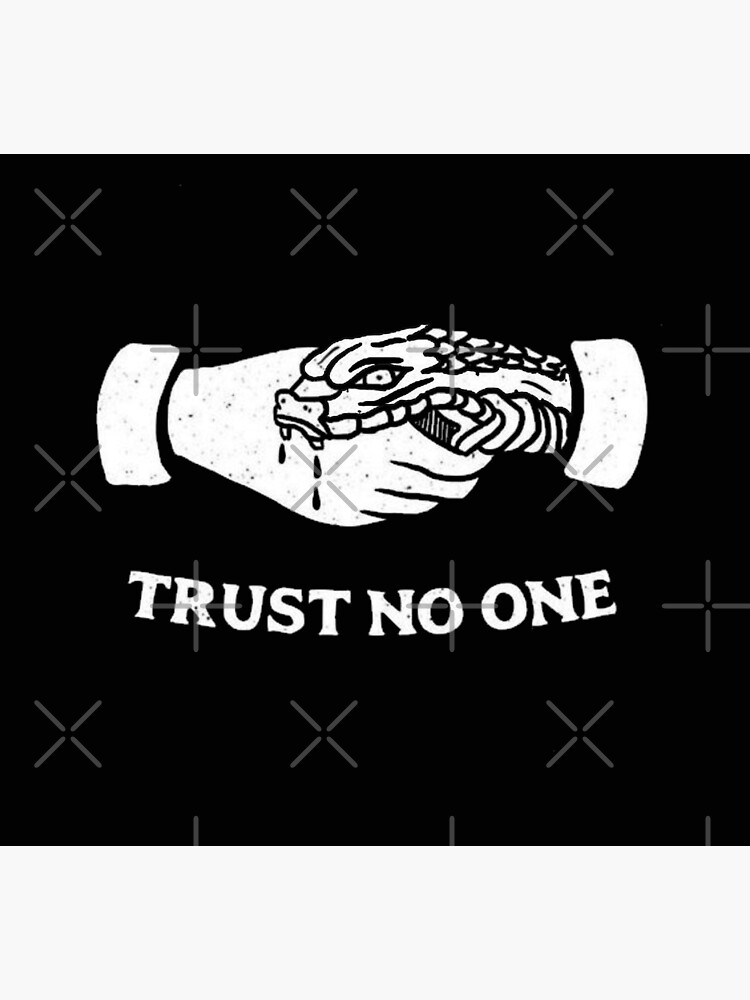 "Trust No One Snake Bite Shake" Poster for Sale by stillballin | Redbubble