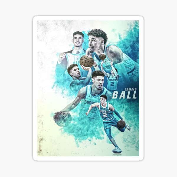 "LaMelo Ball Art" Sticker for Sale by farestafia83 | Redbubble