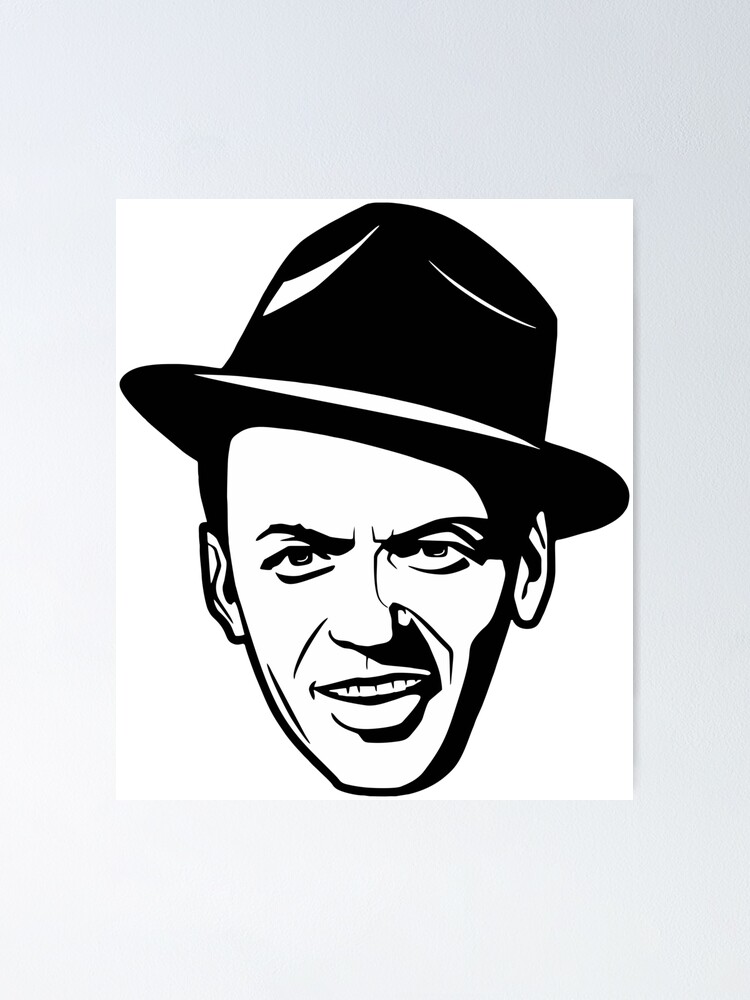 "Sinatra Face" Poster for Sale by Doumrien | Redbubble