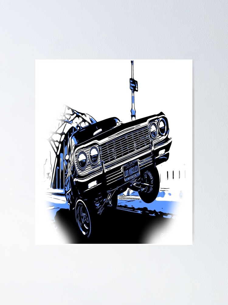 "cartoon low rider" Poster for Sale by Unique-on | Redbubble