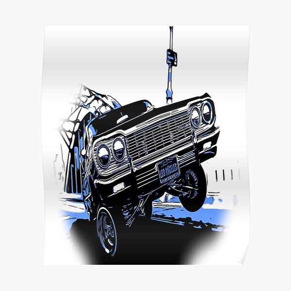 "cartoon low rider" Poster for Sale by Unique-on | Redbubble