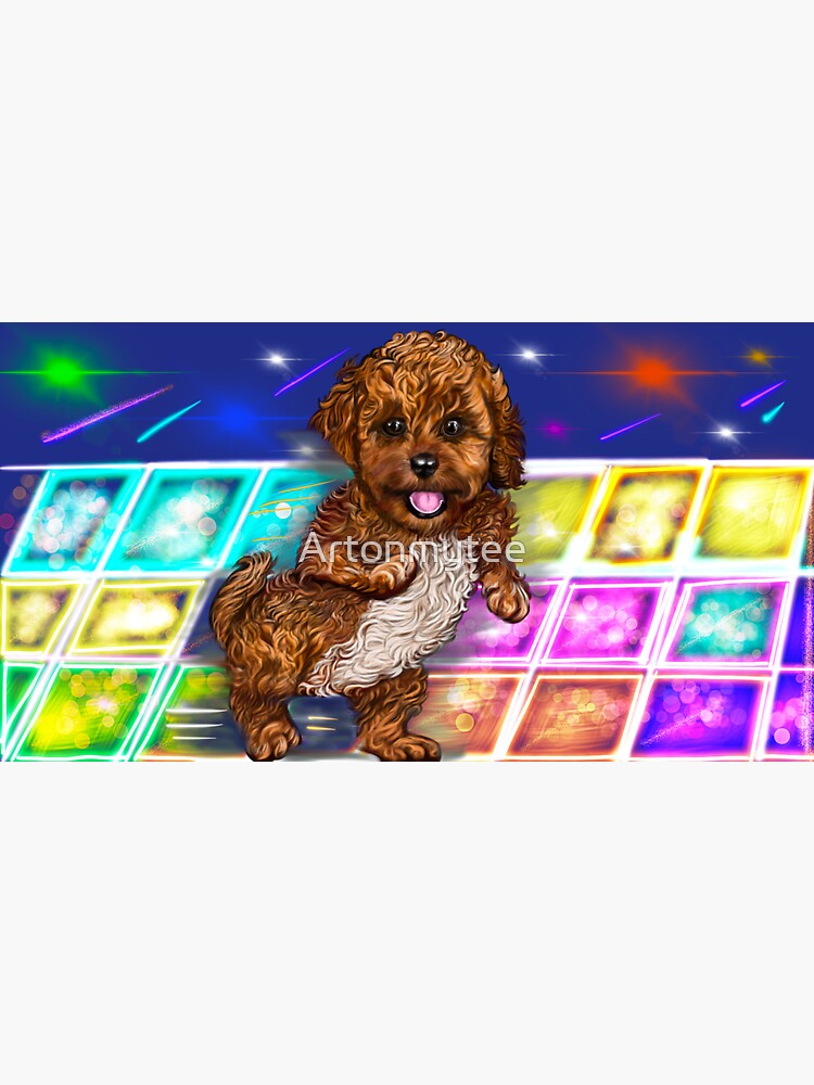 "Cavapoo Cavoodle puppy laughing and disco dancing- cute cavalier king ...