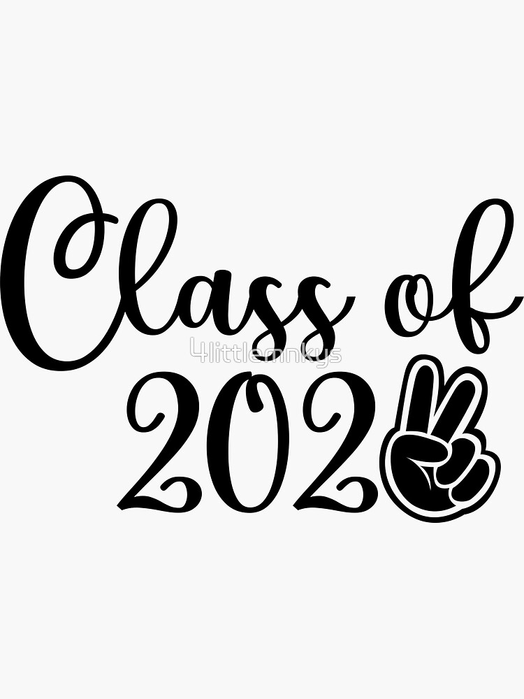 "Class Of 2022 Peace Sign" Sticker for Sale by 4littlemnkys | Redbubble