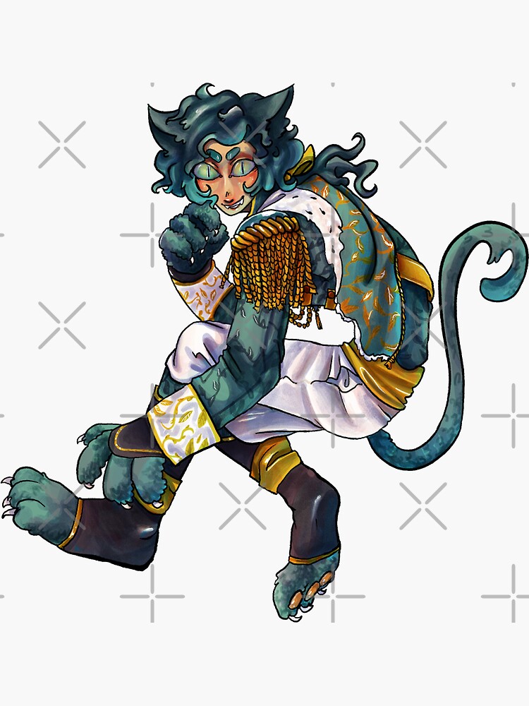 "Cheshire Cat Naib - IDV" Sticker for Sale by hazopal | Redbubble