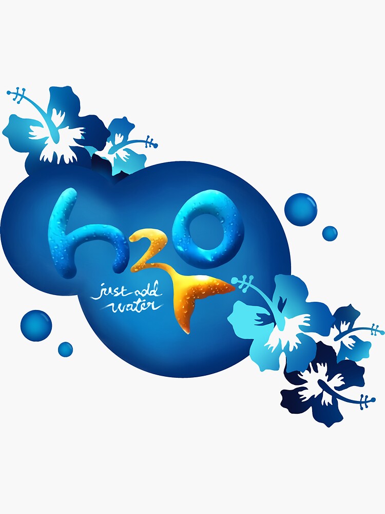 "H2O just add water" Sticker for Sale by briannorelf | Redbubble