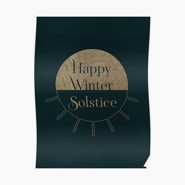 "Winter Solstice (Portrait)" Poster for Sale by MagpieMagic | Redbubble