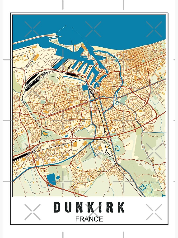 Dunkirk France Map