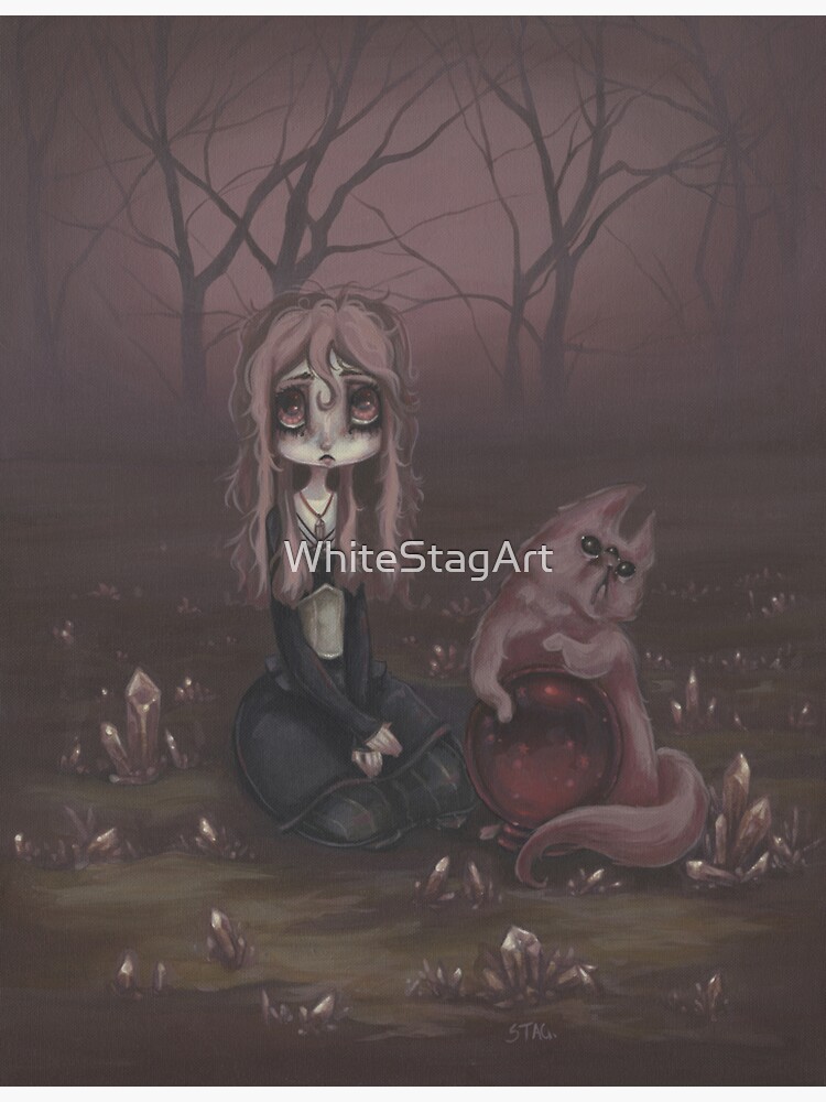 "Oracle" Sticker for Sale by WhiteStagArt | Redbubble