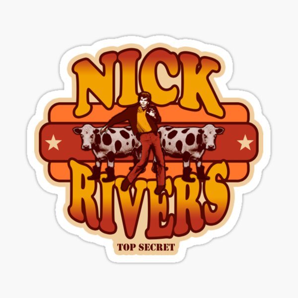 "Nick Rivers Top Secret " Sticker for Sale by JoshuaJacky | Redbubble