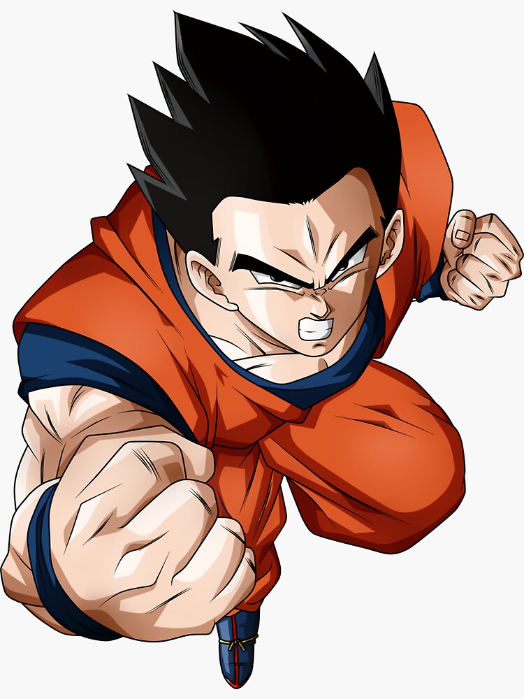 "Gohan" Sticker for Sale by KingKorn | Redbubble