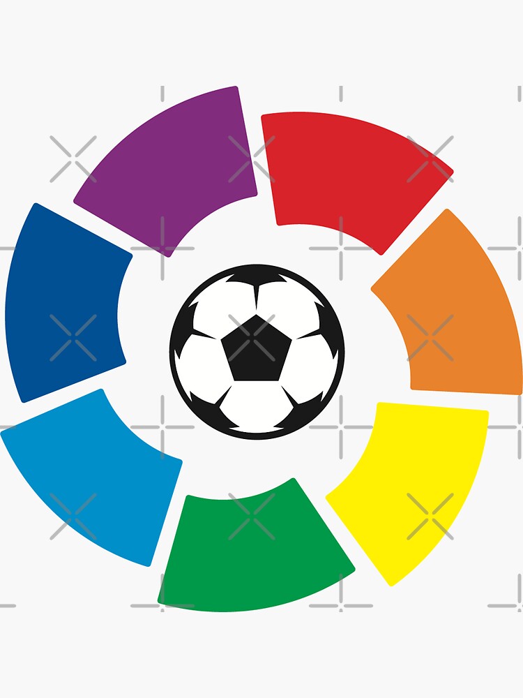 "La Liga logo " Sticker by JoCo18 | Redbubble