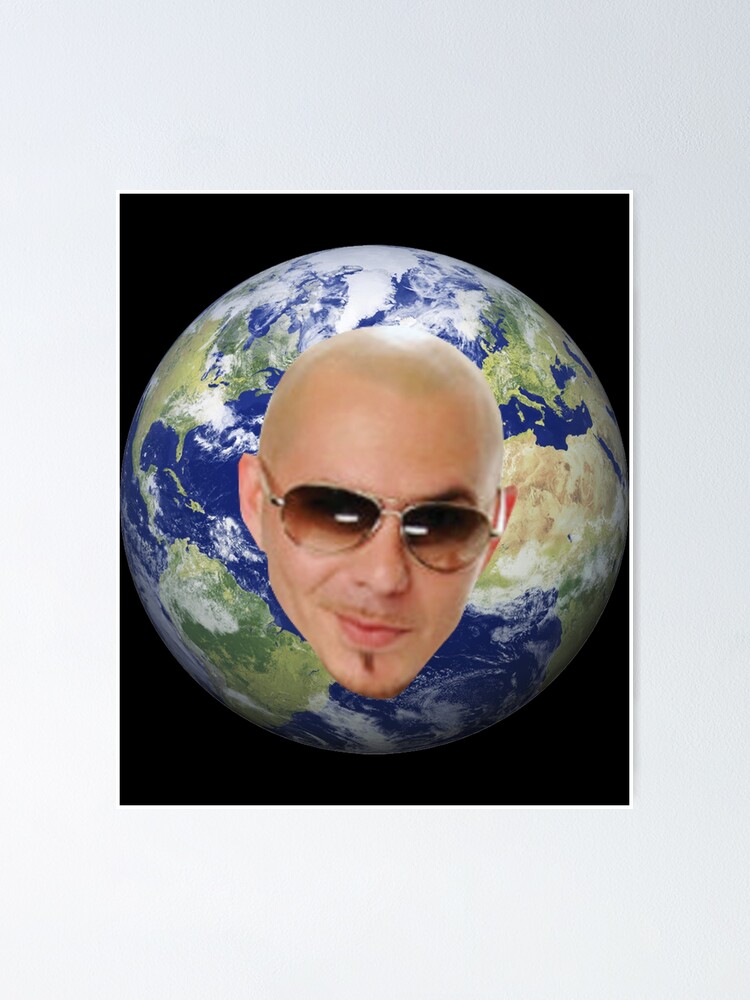 "Mr Worldwide " Poster for Sale by DenimandCurl | Redbubble