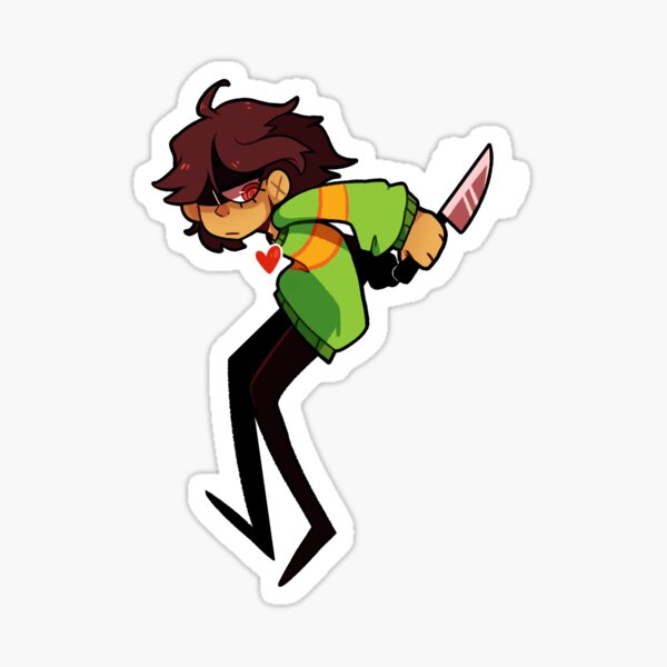 "[Deltarune] Heart" Sticker for Sale by SunstarXD | Redbubble