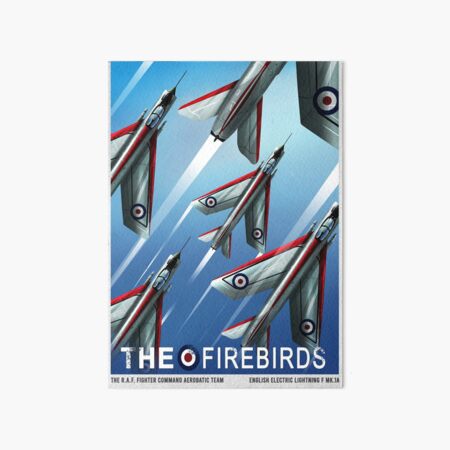 "Firebirds RAF Display Team Retro Vintage Poster Art" Art Board Print ...