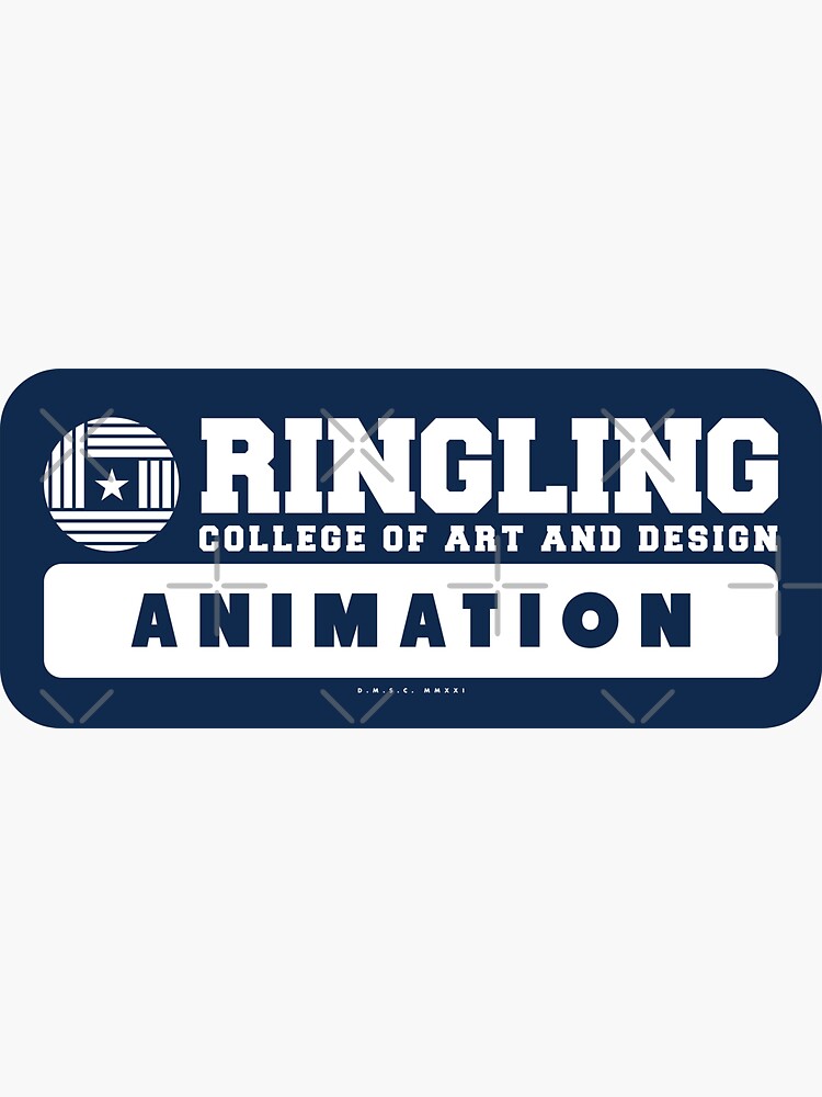 "Ringling College - Animation Wordmark" Sticker for Sale by ...