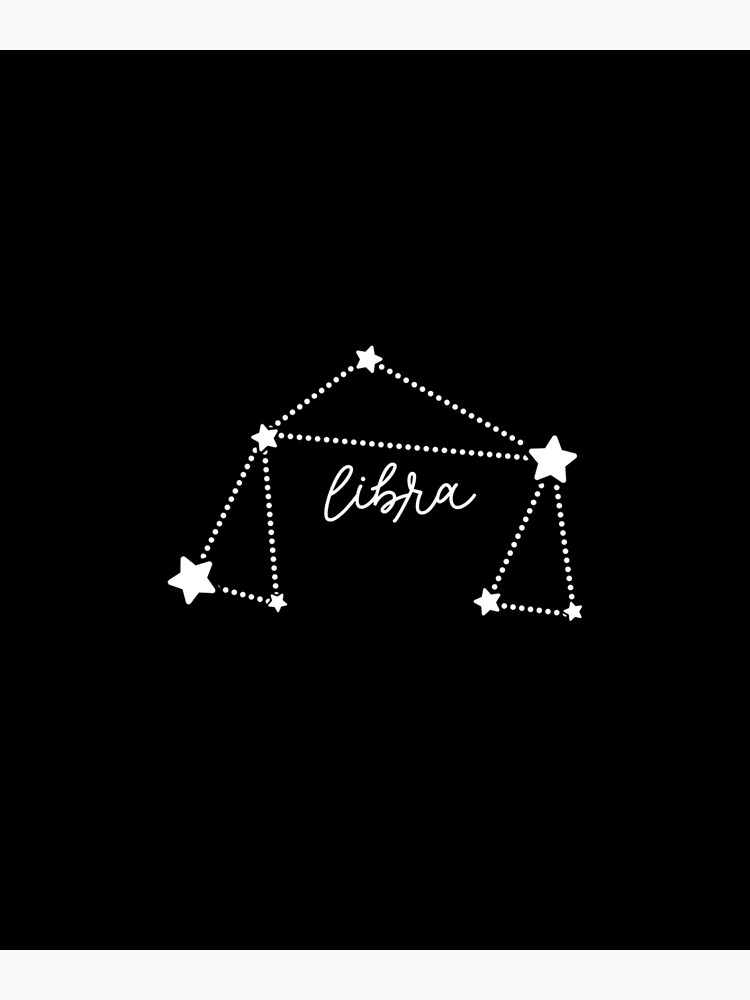 "libra Zodiac Constellation Drawing - by asdev" Poster for Sale by ...