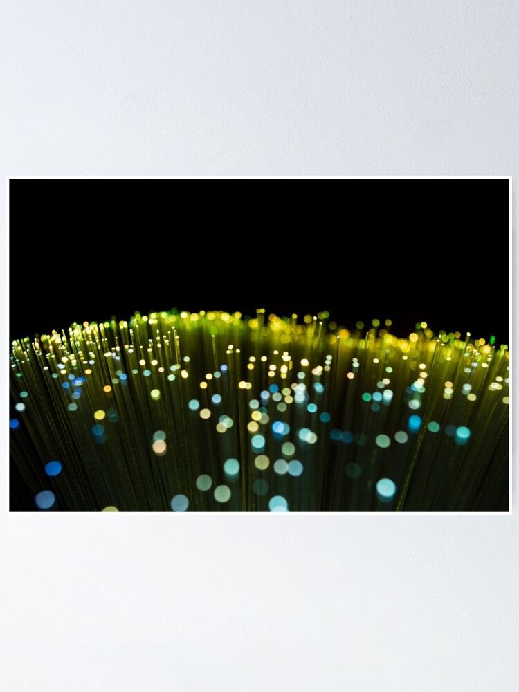 "Fiber optic forest" Poster for Sale by jerrodbug | Redbubble