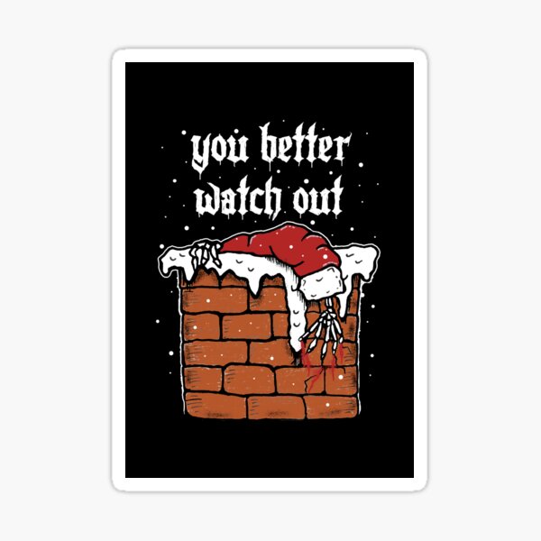 "Watch Out" Sticker for Sale by SludgeworkMeg | Redbubble