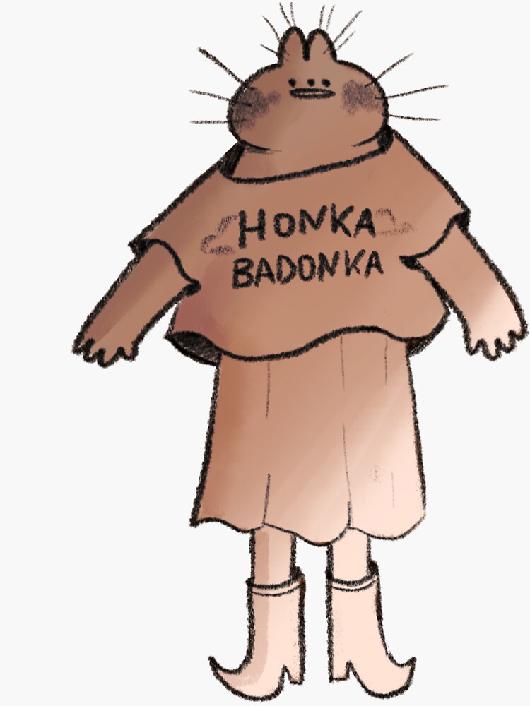 "Badonka Guy" Sticker for Sale by angejpg | Redbubble