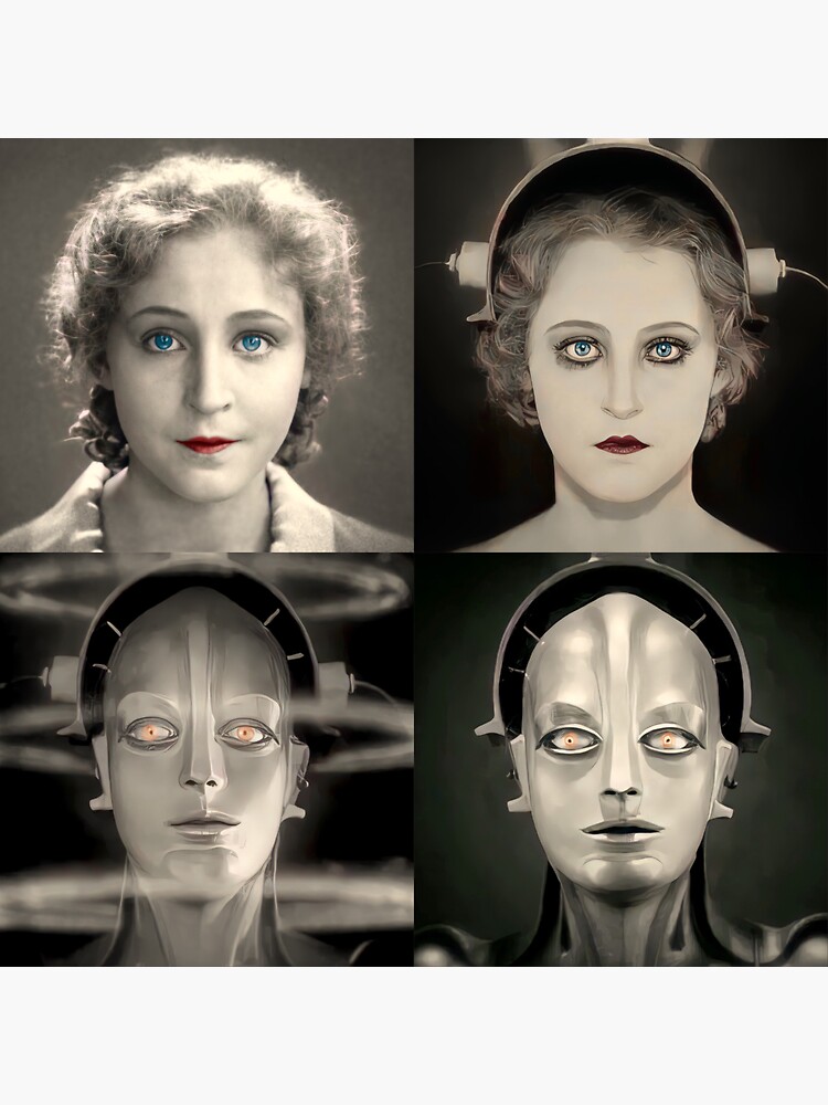 "Maria the Maschinenmensch" Sticker for Sale by QuimbusFlestrin | Redbubble