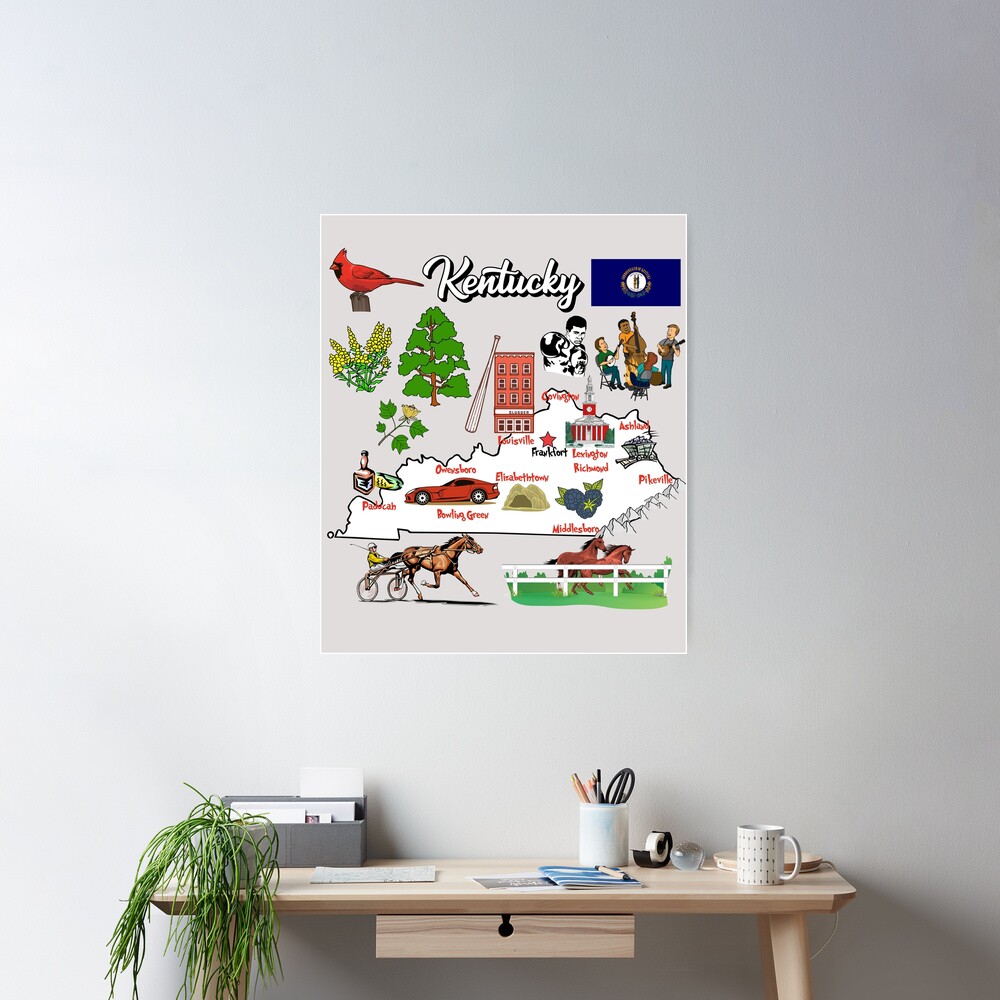 Mapa Del Estado De Kentucky Con Ciudades Official Highway Map | KYTC