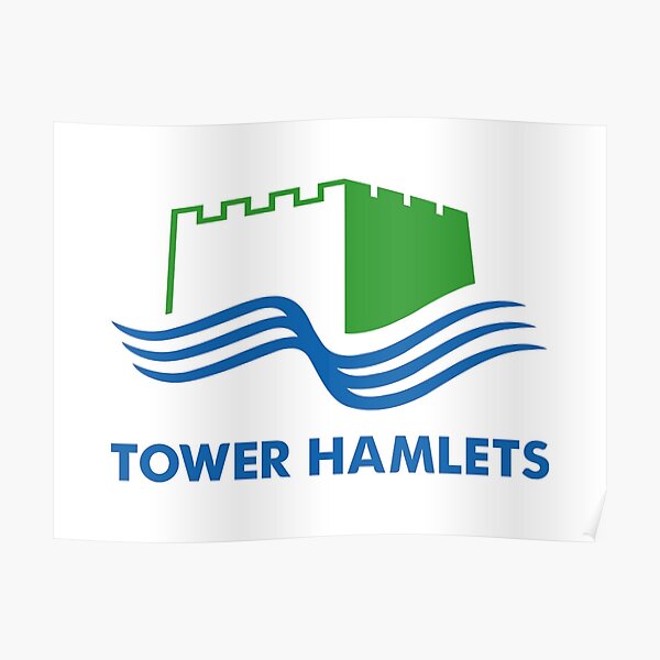 "Coat of Arms of London Borough of Tower Hamlets" Poster for Sale by ...