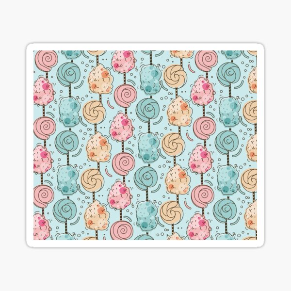 "Candy Floss" Sticker for Sale by zaher97 | Redbubble