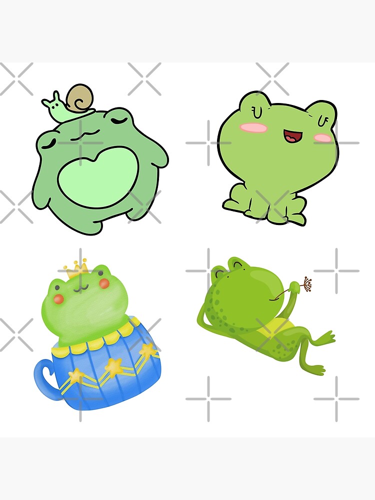 "Lil frog" Poster for Sale by PF-creations | Redbubble