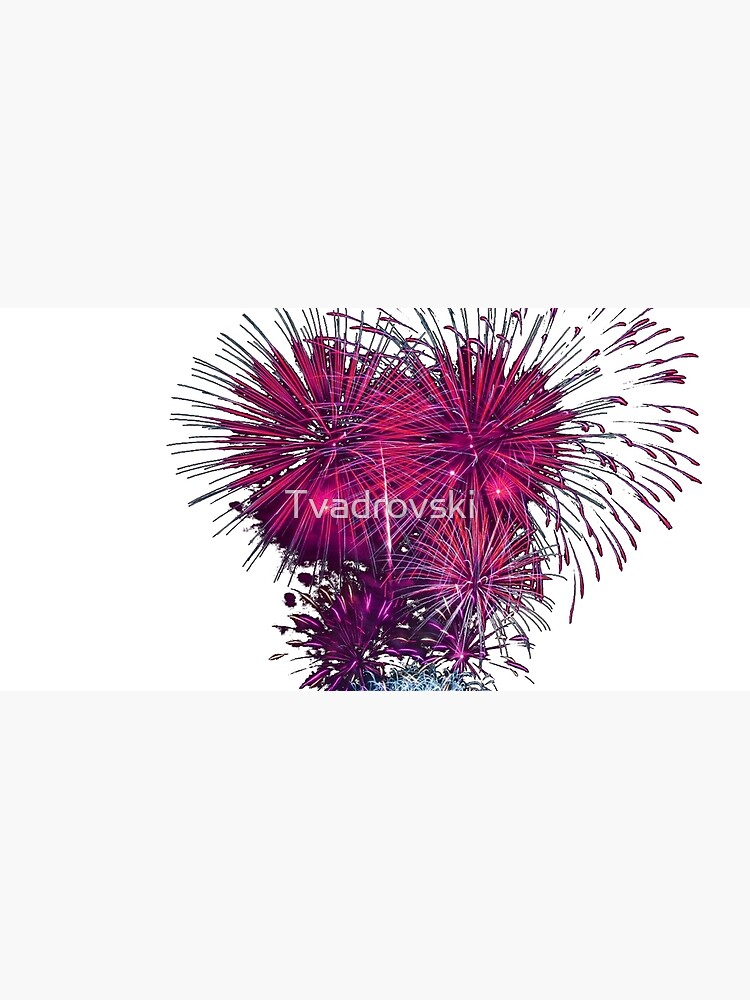 "Firework with pink sparkles " Poster for Sale by Tvadrovski | Redbubble