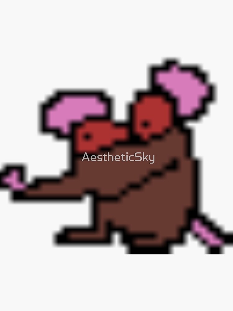 "Evil Rat Fool" Sticker by AestheticSky | Redbubble