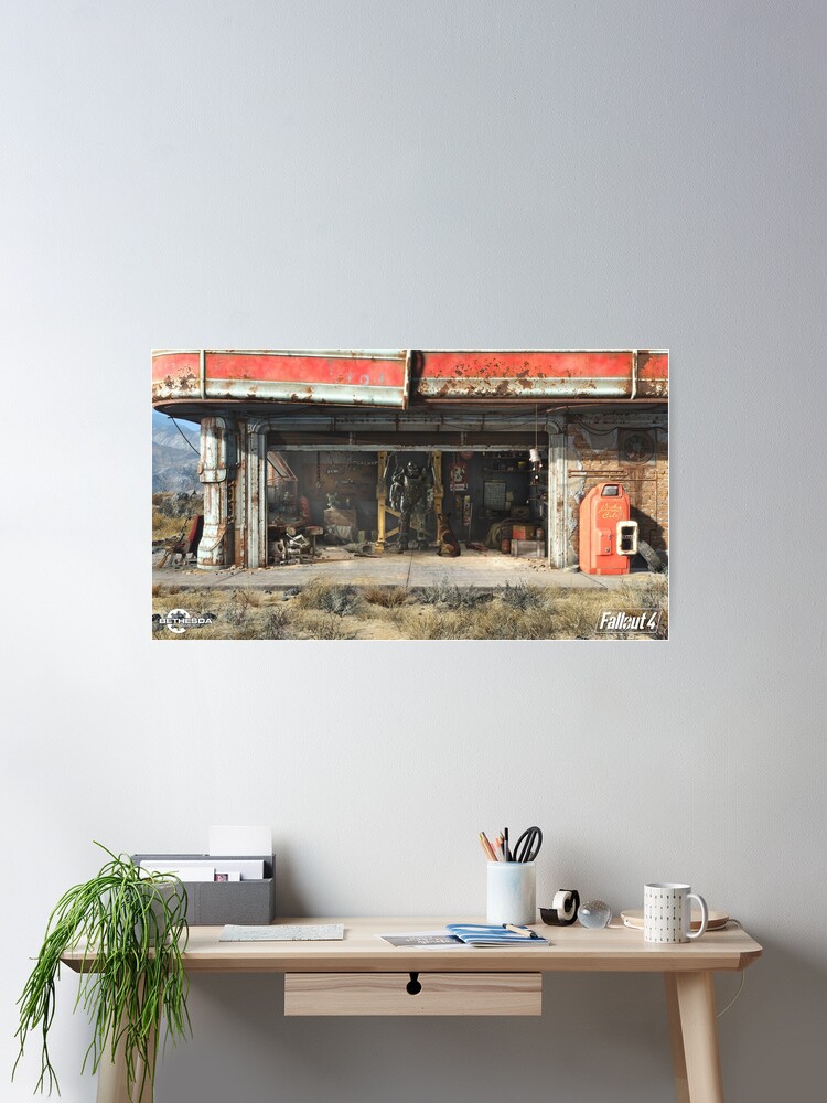 "Fallout Red Rocket Station" Poster for Sale by Vintage-Travler | Redbubble