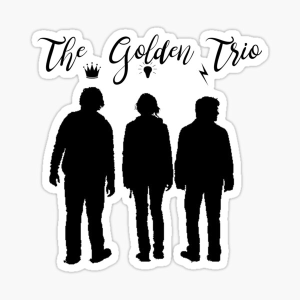 The Golden Trio Stickers | Redbubble