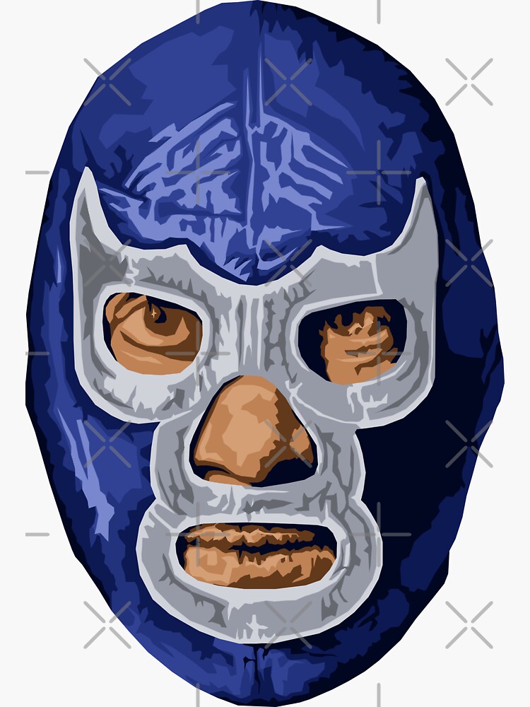 "Blue Demon" Sticker for Sale by TheManito | Redbubble