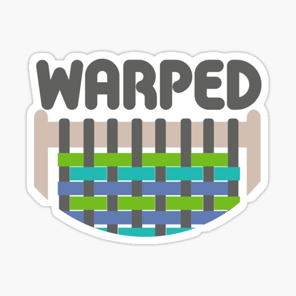"Warped" Sticker for Sale by beckarahn | Redbubble