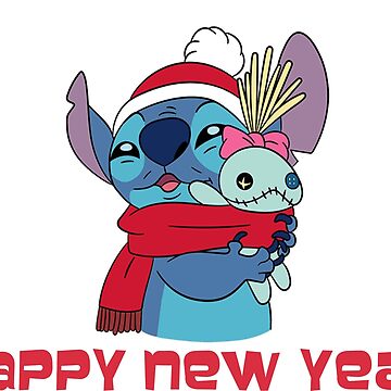 "stitch happy New Year" Poster for Sale by alyaST14 | Redbubble