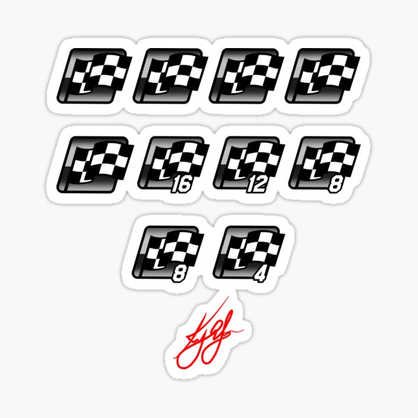 "Kyle Larson 2021 Season Wins" Sticker for Sale by Dibujoa-store ...