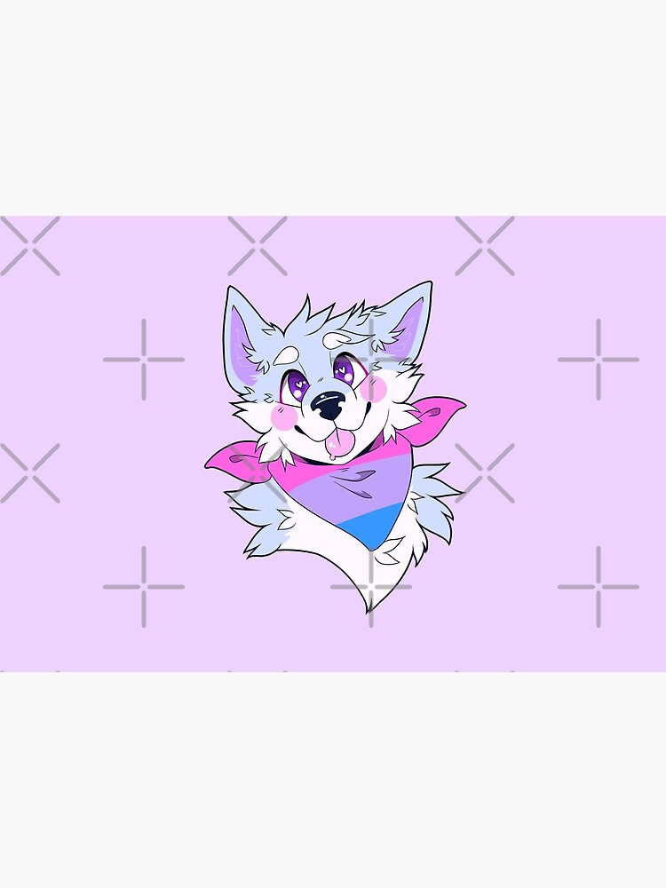 "Pride Pack | Bisexual Pride Dog" Mask for Sale by dakodils | Redbubble