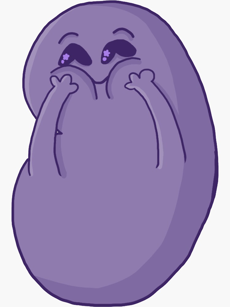 "big boi bean" Sticker for Sale by mitriann | Redbubble