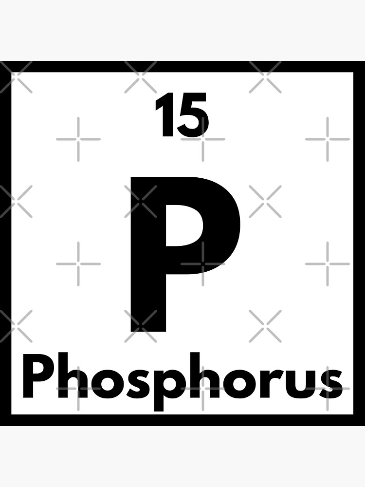 "Periodic Table element number 15 P Phosphorus" Sticker for Sale by ...