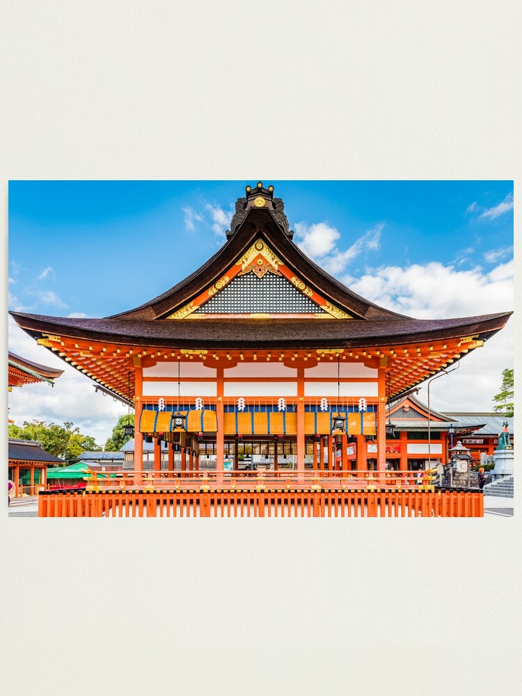 "Gai-Haiden, Fushimi Inari-Taisha-Schrein, Kyoto # 2" Fotodruck von ...