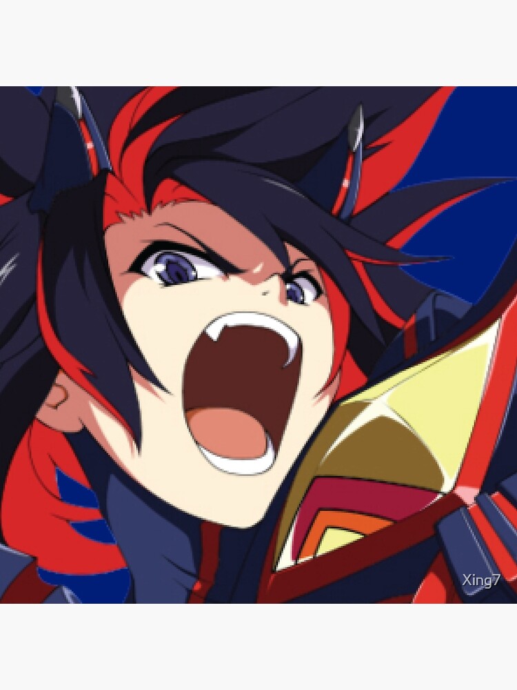 "Ryuko Matoi (Kill La Kill)" Throw Pillow for Sale by Xing7 | Redbubble